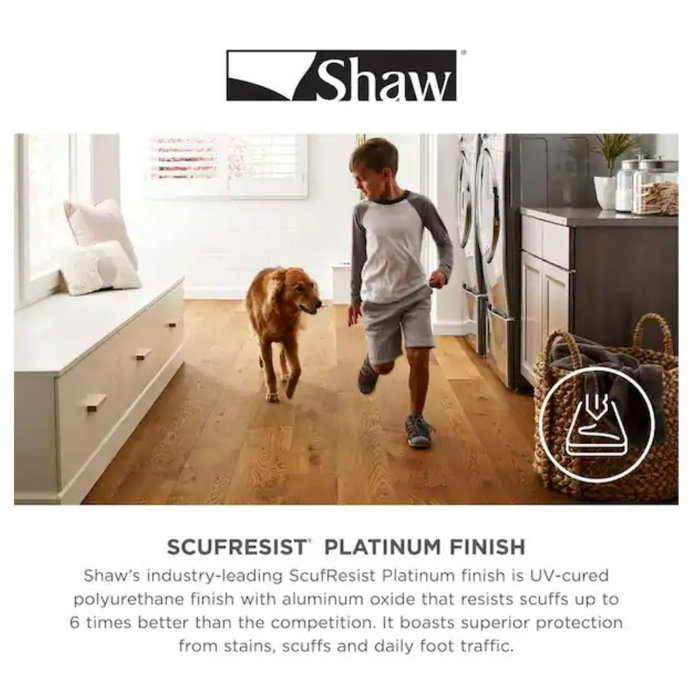 Shaw Floors Shaw Hometown SPC 6-mm T x 7-in W x 48-in L Waterproof Luxury Vinyl Plank Flooring ...